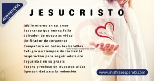 Acróstico para el nombre JESUCRISTO